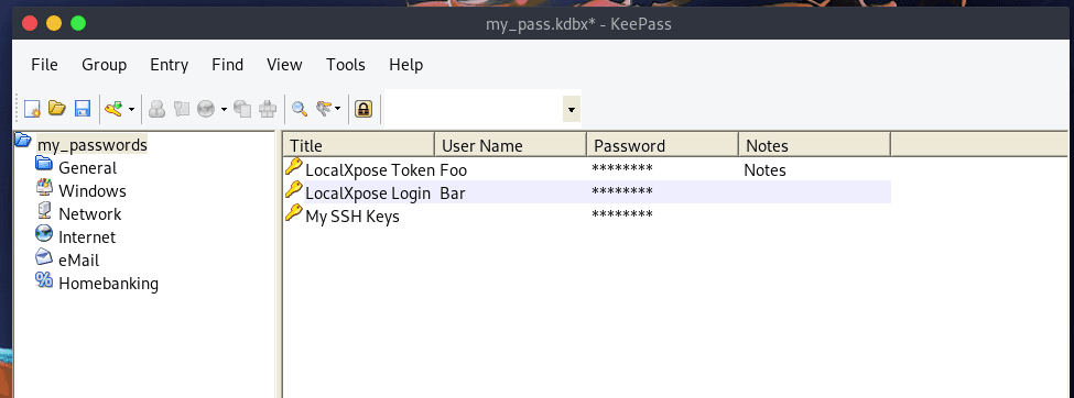 Access Localhost Keepass | LocalXpose Docs