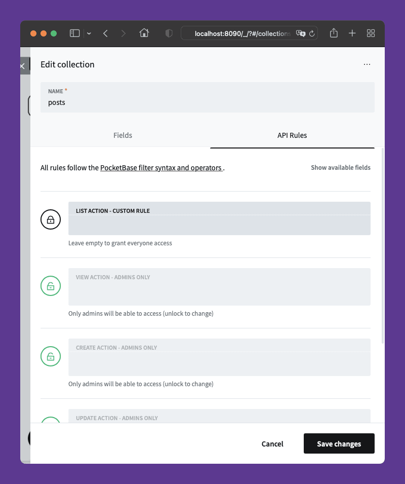 Expose Pocketbase Backend | LocalXpose Docs