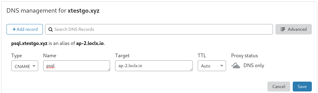 Expose Localhost Database Server | LocalXpose Docs